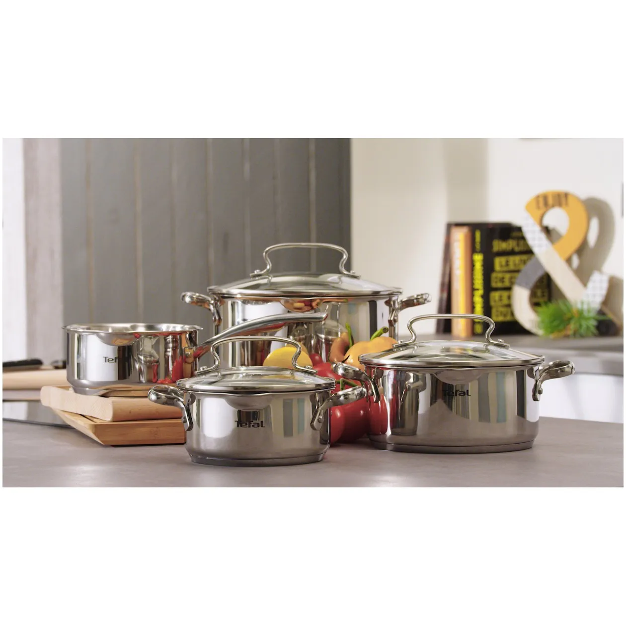 Tefal G719S7 Duetto 4 Delige Kookset Pan Kopen Expert Nl