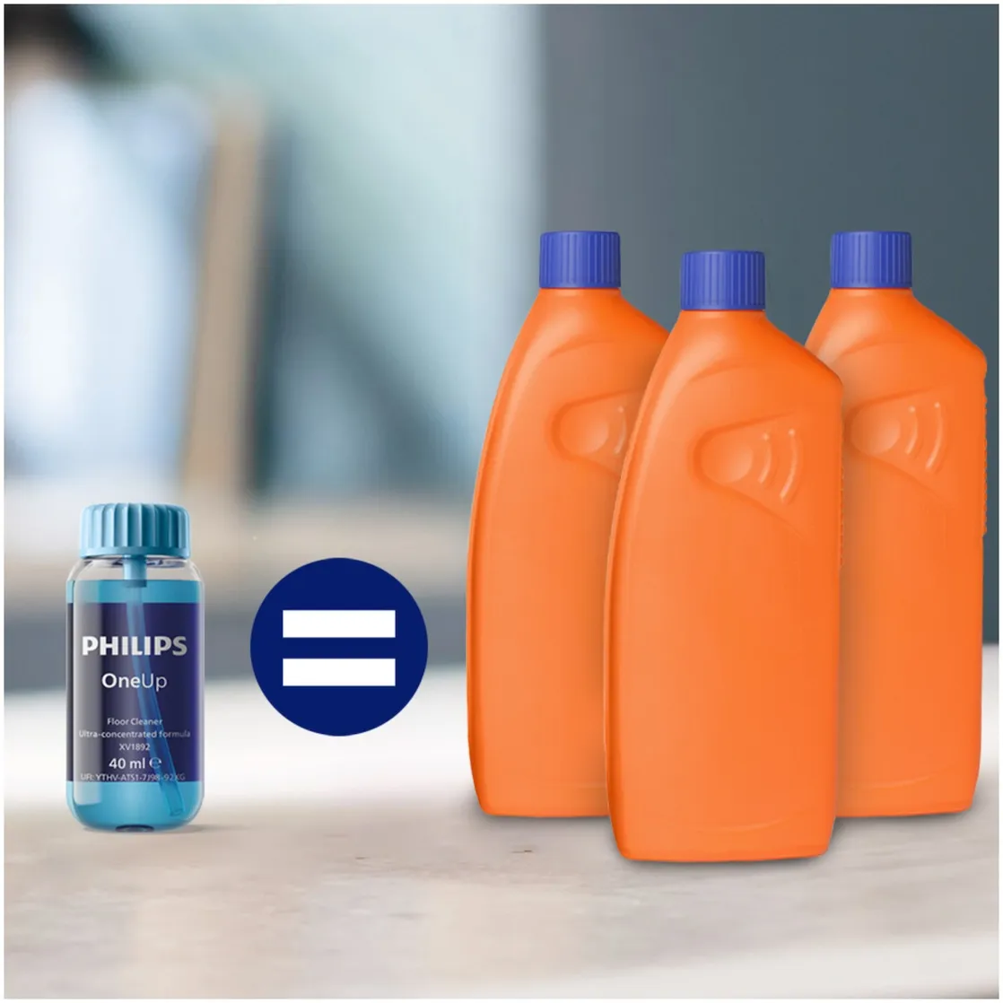 Philips OneUp floor cleaner 2-pack (XV1892/02) | Expert.nl