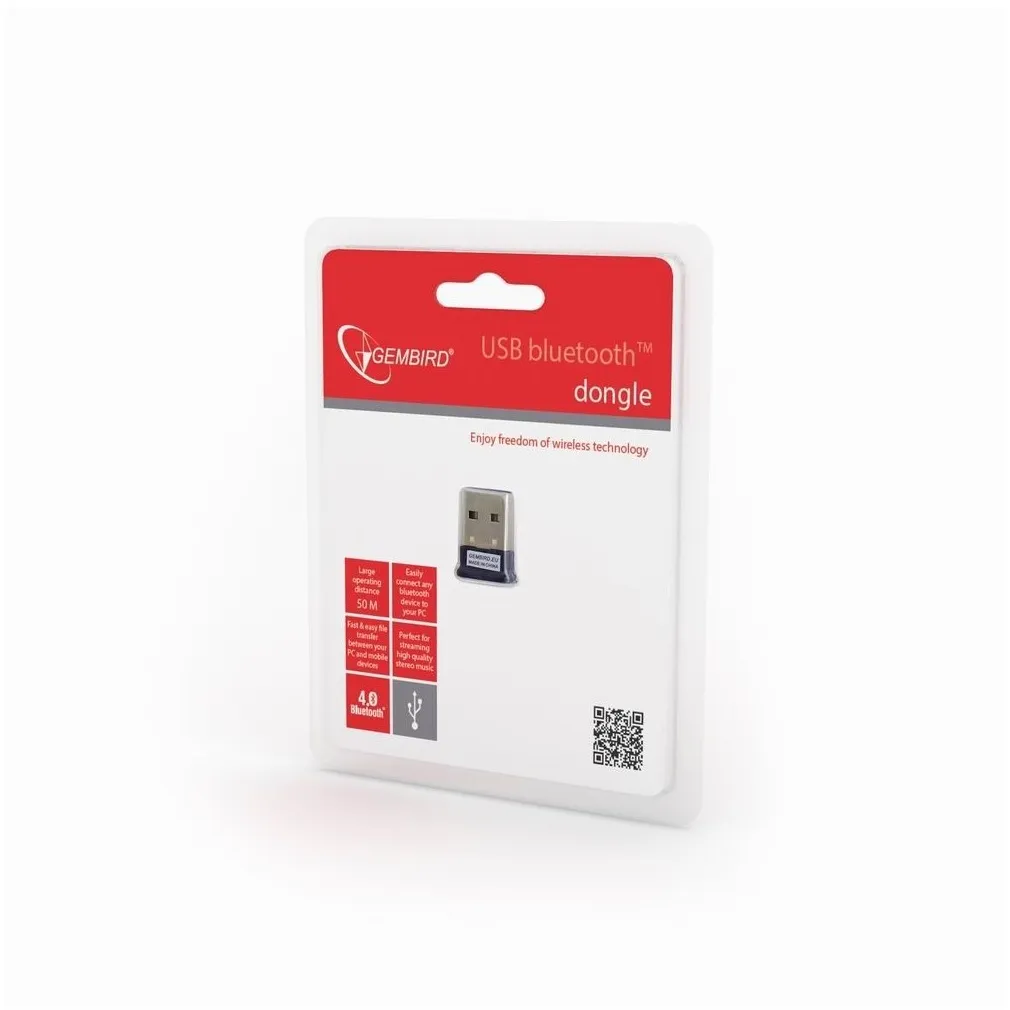 Gembird bluetooth mini USB dongle v.4.0 50m Zwart Desktop accessoire ...