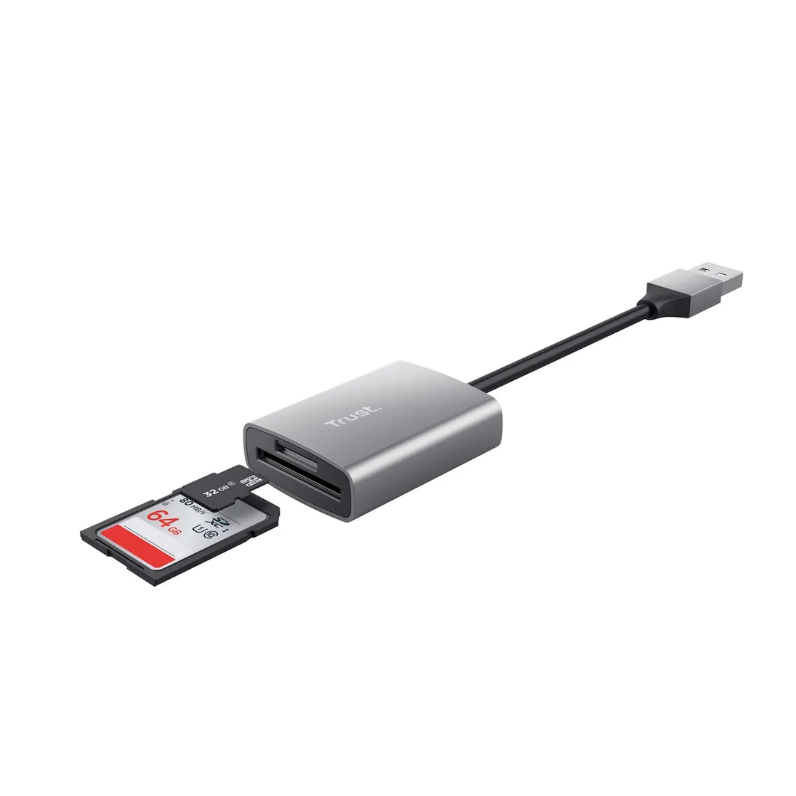 Trust Dalyx Fast Aluminium USB Cardreader Desktop accessoire kopen ...