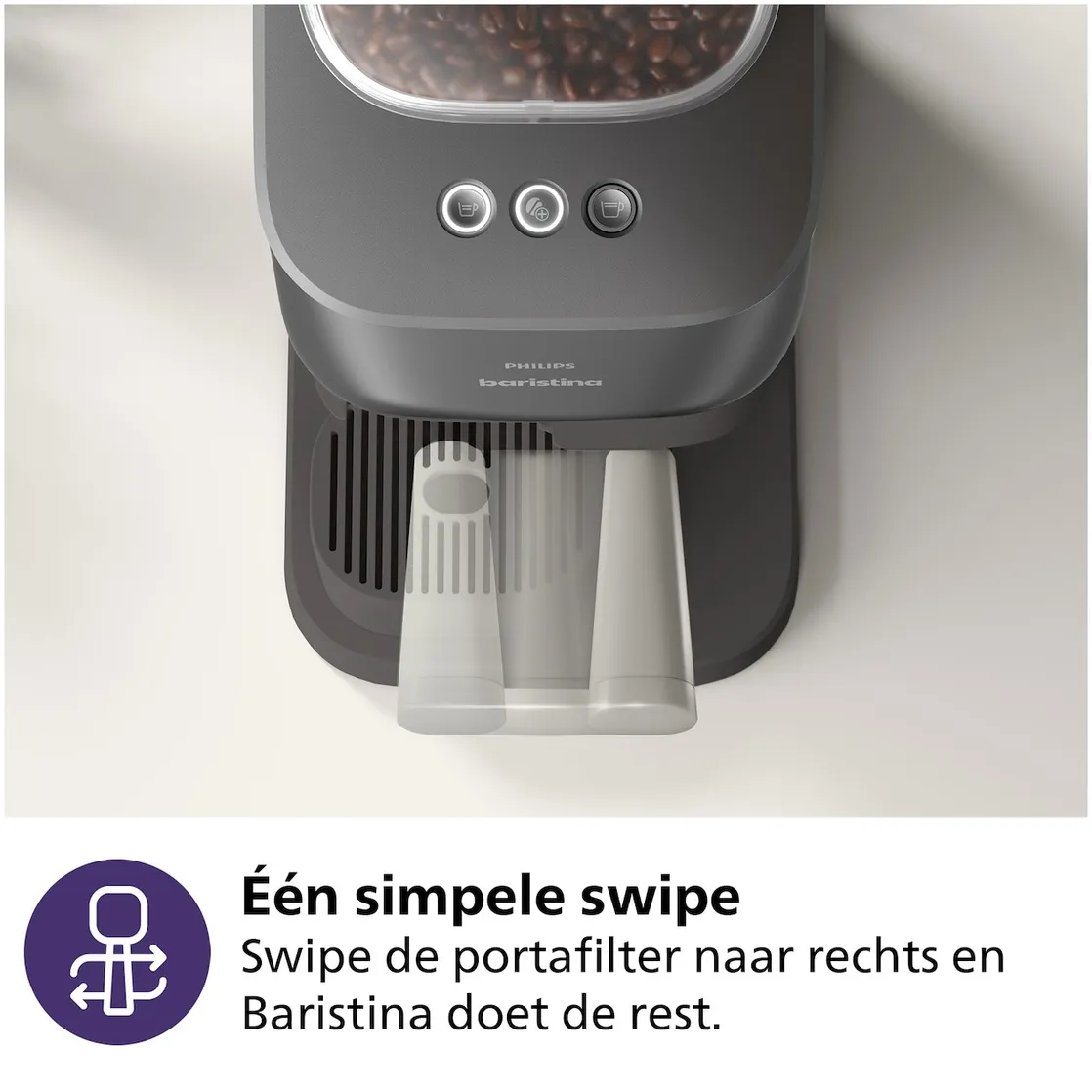 Philips Baristina BAR300/60 Zwart Espresso apparaat kopen? | Expert.nl