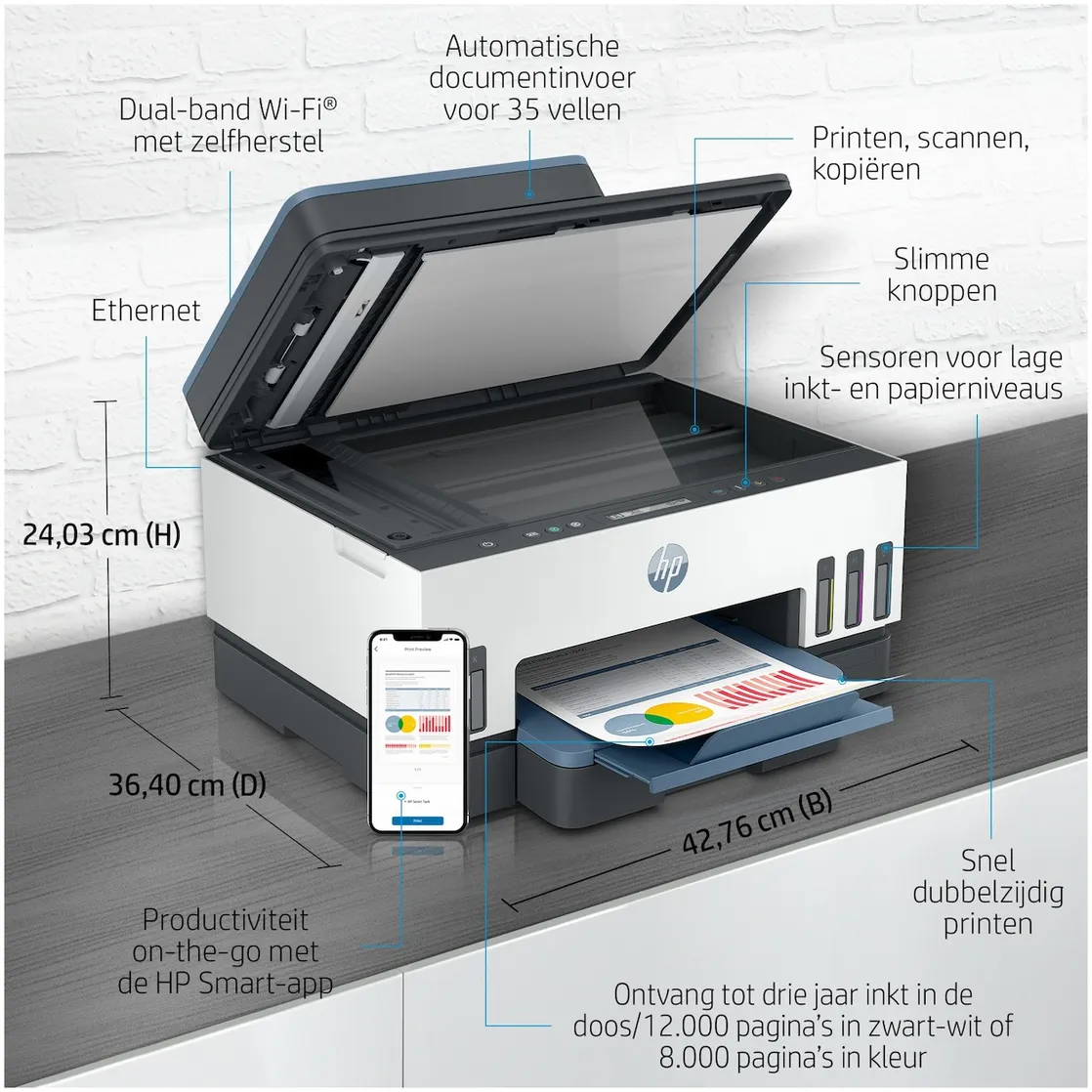 HP Smart Tank 7306 All-in-one inkjet printer kopen? | Expert.nl