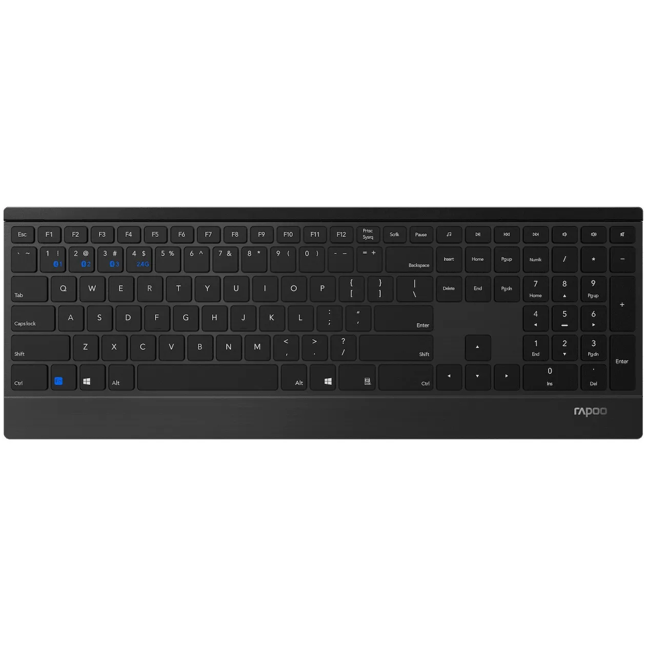 Rapoo 9500M Multi-mode Wireless Ultra-slim Combo Set Zwart Toetsenbord ...