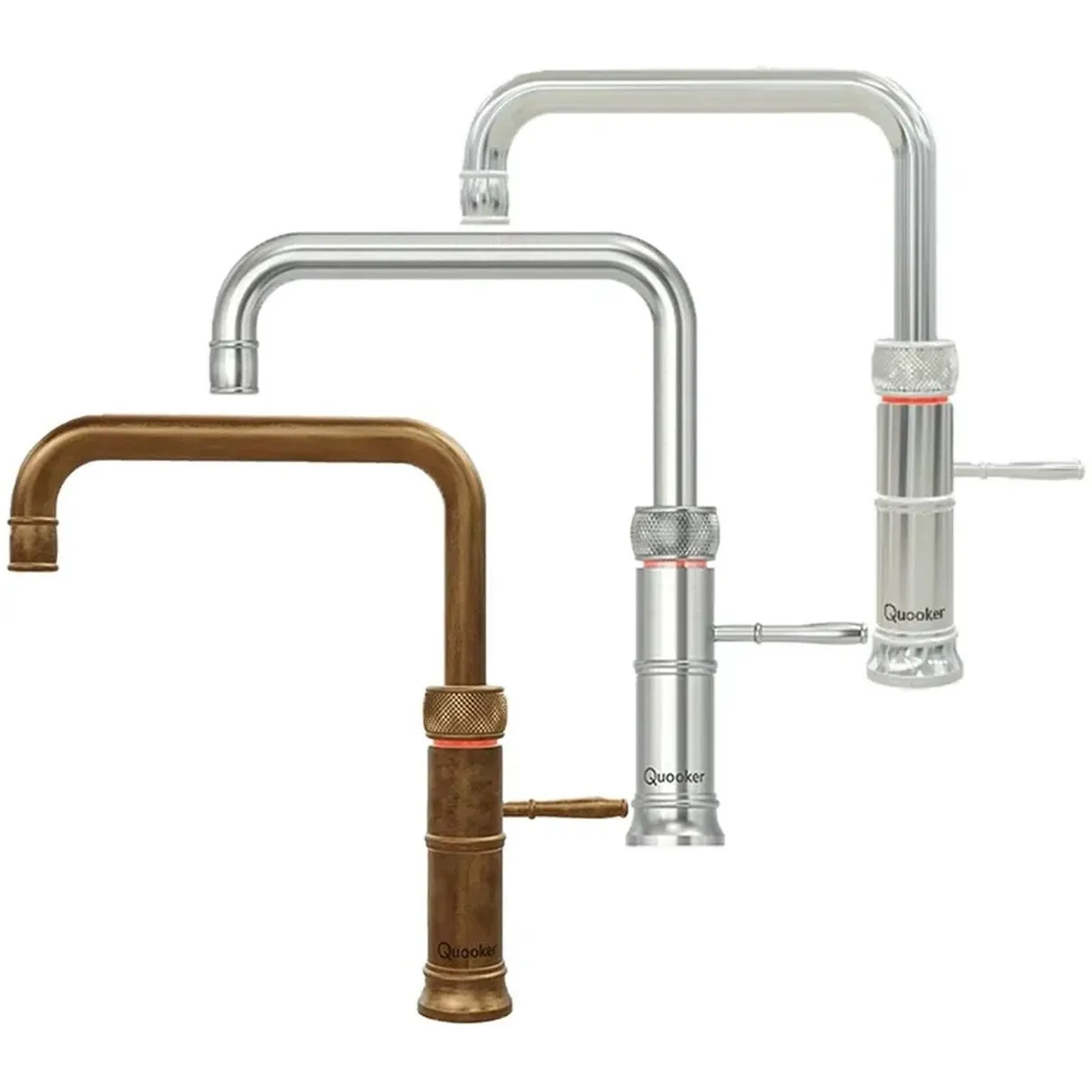 Quooker Classic Fusion Square Messing Patina Kraan kopen? | Expert.nl