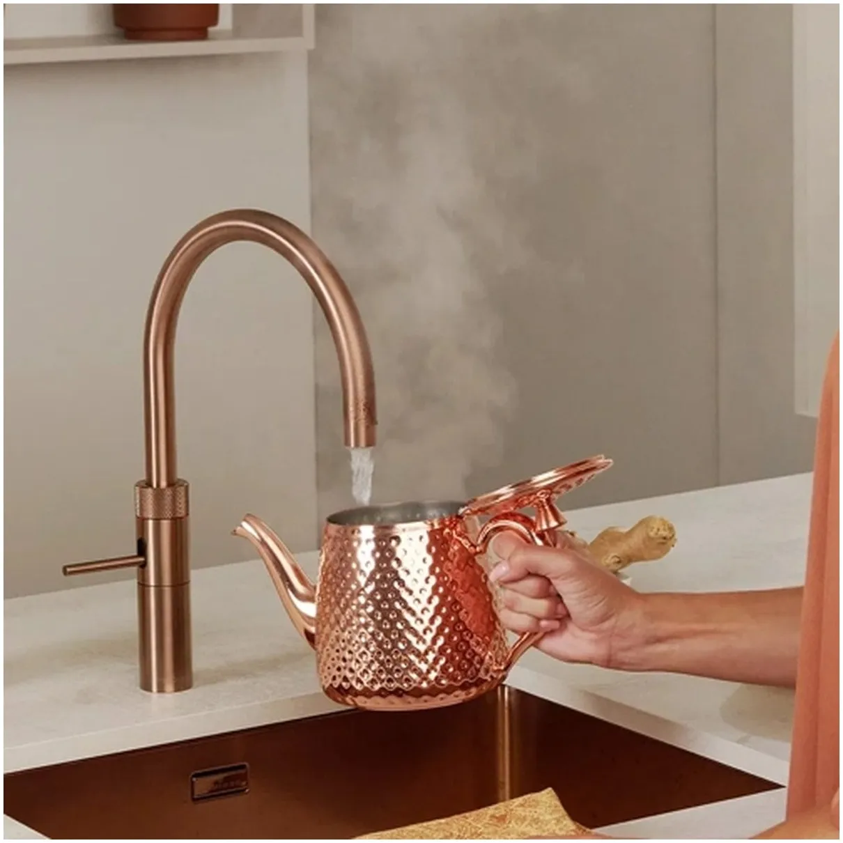 Quooker Fusion Round Rose Koper Kraan kopen? | Expert.nl