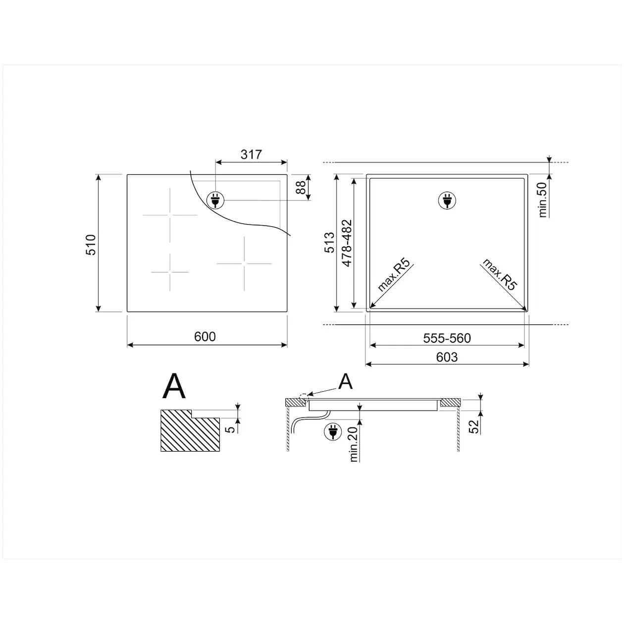 Smeg SI2641D Inductie inbouwkookplaat kopen? | Expert.nl