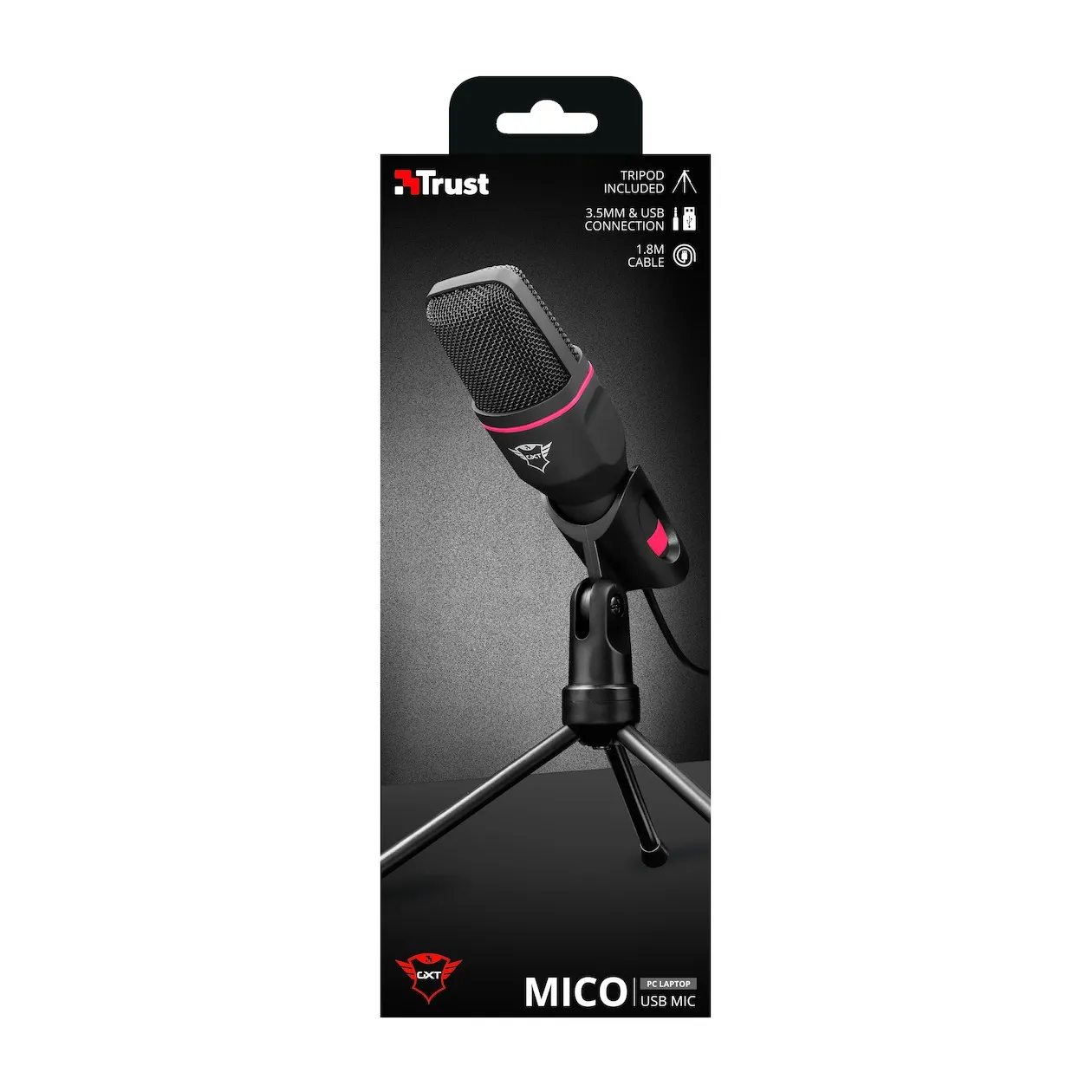 Trust GXT212 MICO USB MICROPHONE Zwart Microfoon kopen? | Expert.nl