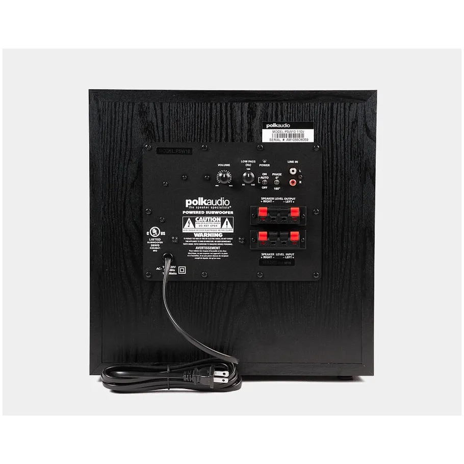 Polk PSW10 Zwart Subwoofer kopen? | Expert.nl