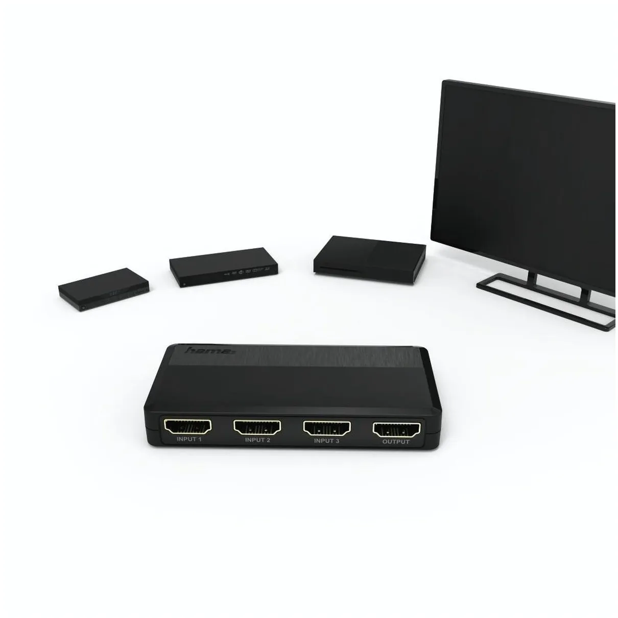 Hama HDMI-splitter 3 input - 1 output Splitter kopen? | Expert.nl