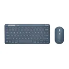 Trust Lyra Multi-Device Wireless Keyboard & Mouse Blauw Toetsenbord kopen? | Expert.nl