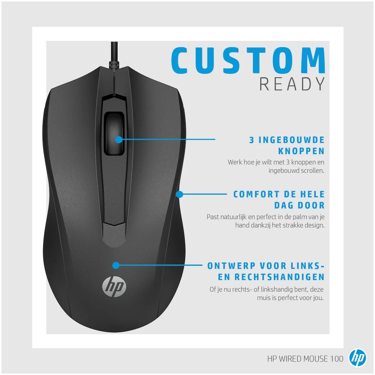 HP 100 Bedrade Muis Muis kopen? | Expert.nl