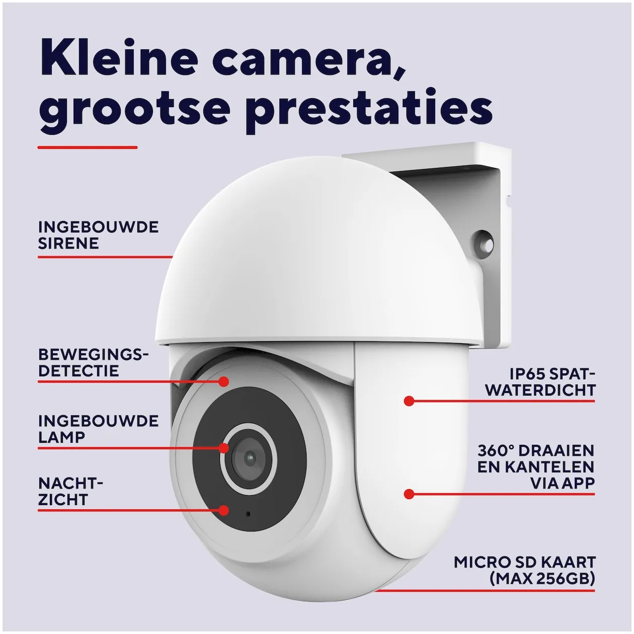 Trust IPCAM-3900 Outdoor PTZ Wi-Fi Camera IP-camera kopen? | Expert.nl