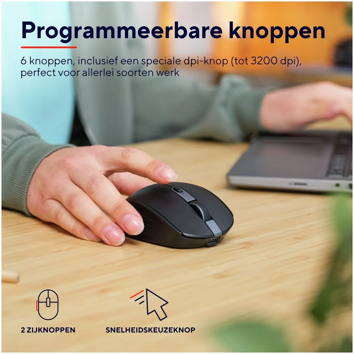 Trust Ozaa compact Draadloze Muis Zwart Muis kopen? | Expert.nl