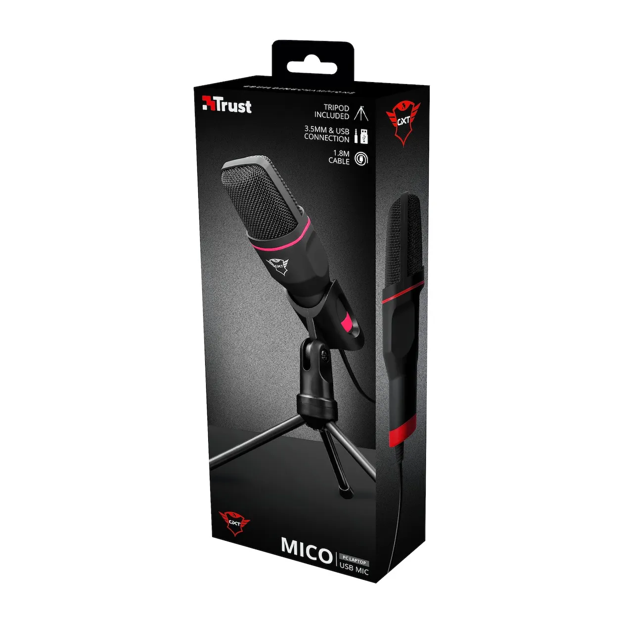 Trust GXT212 MICO USB MICROPHONE Zwart Microfoon kopen? | Expert.nl
