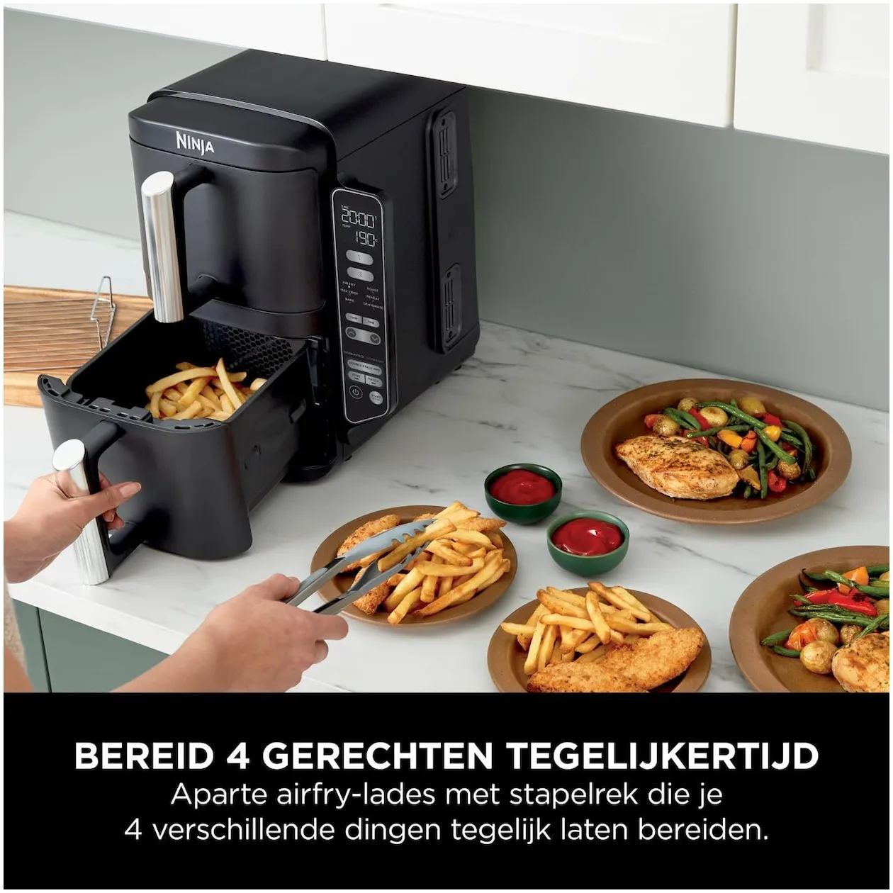 Ninja SL300EU Double Stack Airfryer kopen? | Expert.nl