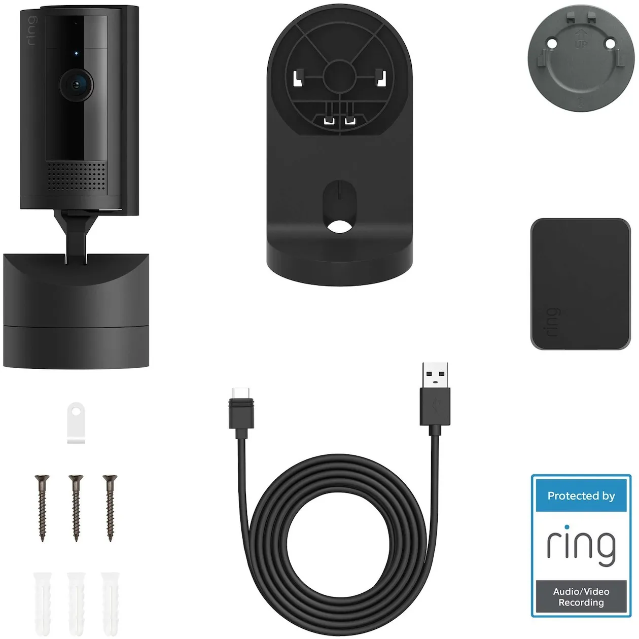 Ring Pan-Tilt Indoor Cam Zwart IP-camera kopen? | Expert.nl