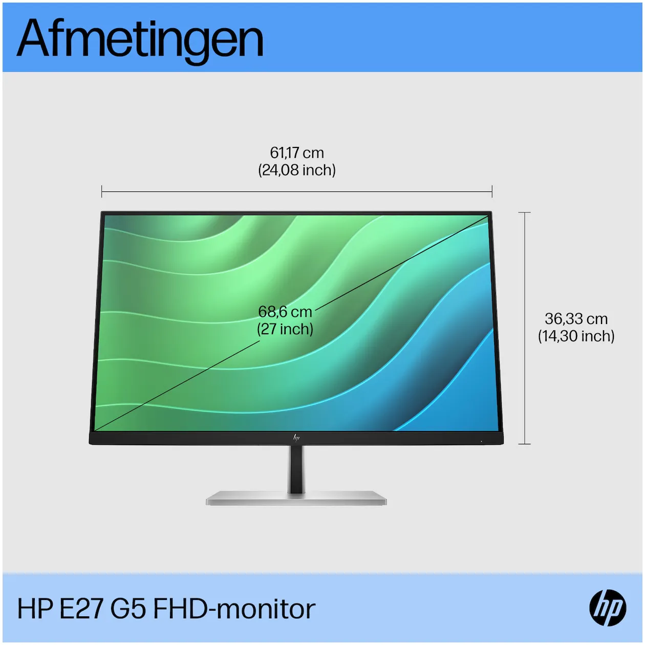 HP E27 G5 FHD Monitor Monitor kopen? | Expert.nl