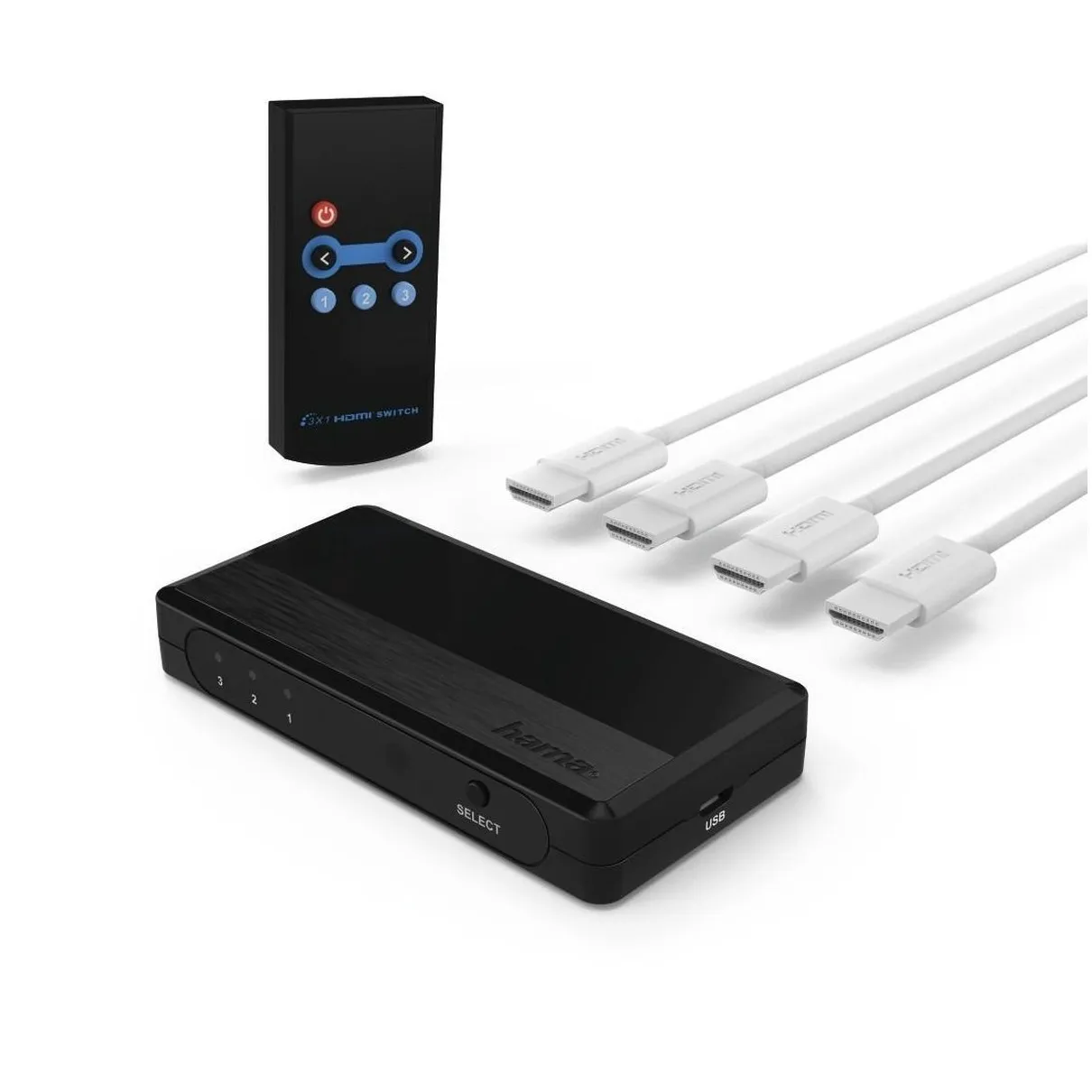 Hama HDMI-splitter 3 input - 1 output Splitter kopen? | Expert.nl