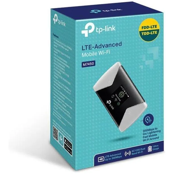 TP-Link M7450 300Mbps LTE-Advanced Mobiele Wifi Mi-Fi routers kopen ...