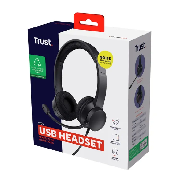 Trust Ayda ENC-headset voor pc (USB) Headset kopen? | Expert.nl