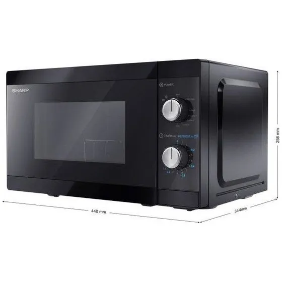 Sharp YC-MG01E-B Zwart Solo magnetron kopen? | Expert.nl