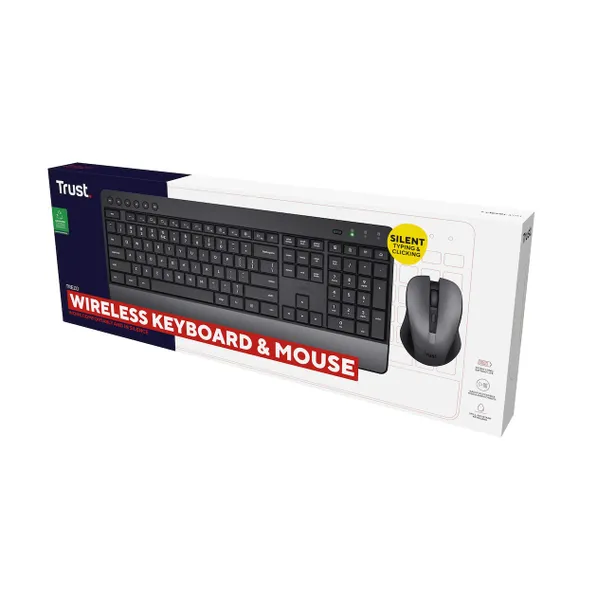 Trust Trezo Comfort Draadloze Keyboard & Mouse Set Toetsenbord kopen ...