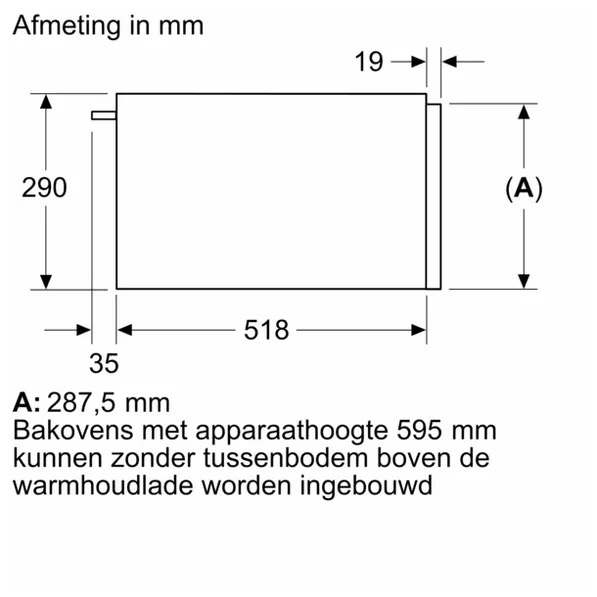 Siemens BI710D1B1 Warmhoudlade kopen? | Expert.nl