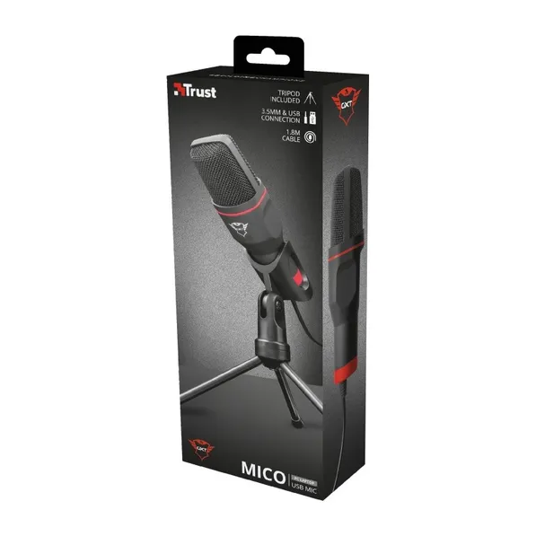 Trust GXT212 MICO USB MICROPHONE Zwart Microfoon kopen? | Expert.nl