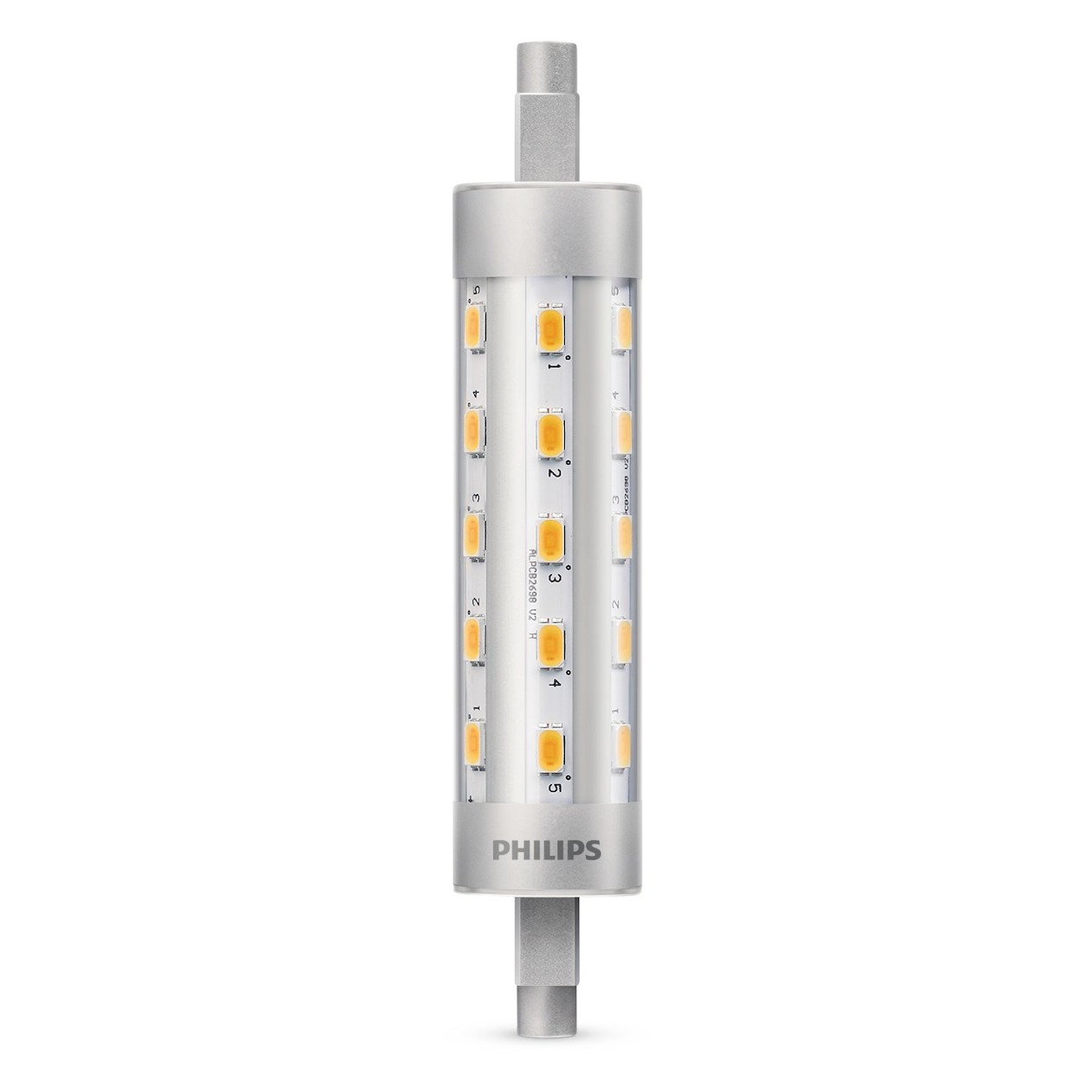 Philips LED lamp R7s 118mm 6,5W 806Lm staaf - Plusline | Expert.nl