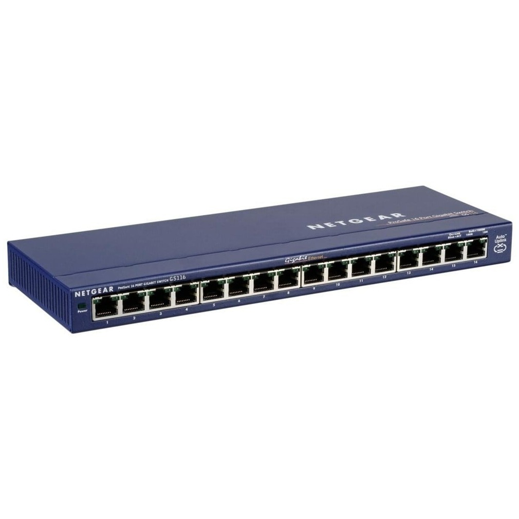 Netgear GS116 Blauw Switch kopen? | Expert.nl