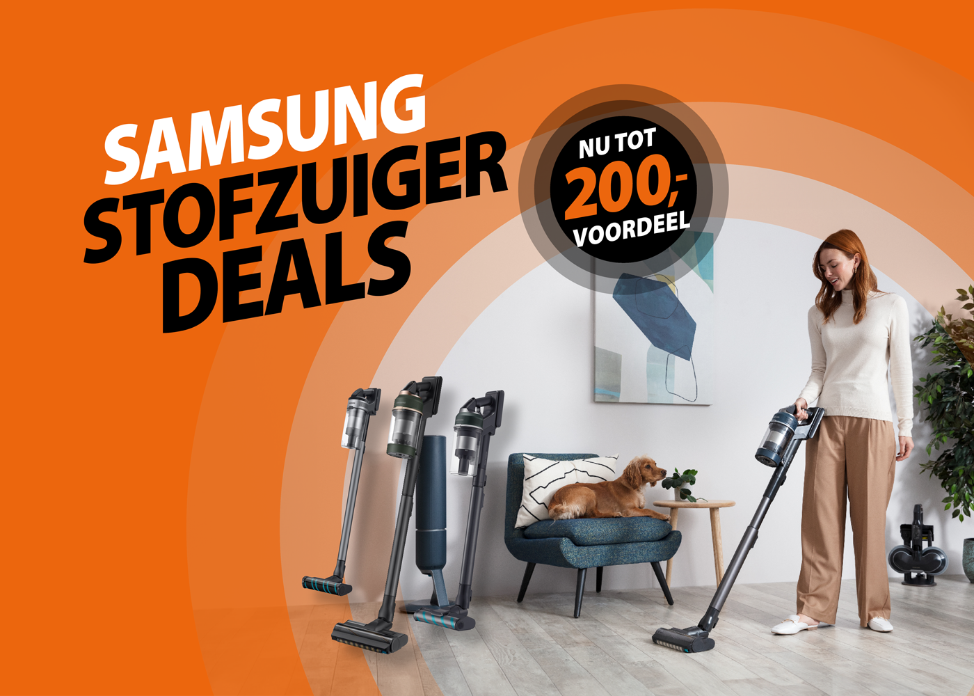 Ontvang tot €200 Korting op Samsung JET - Profiteer Nu van Extra Voordeel!